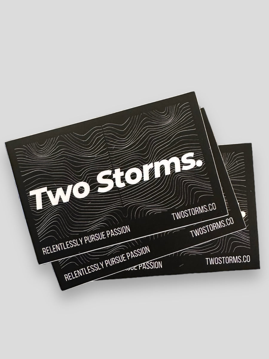 Two Storms Waves Vinyl Sticker Two Storms Waves Vinyl Sticker